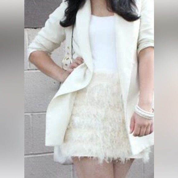 Diane Von Furstenberg | Skirts | Dvf Diane Furstenberg Feather Eyelash ...